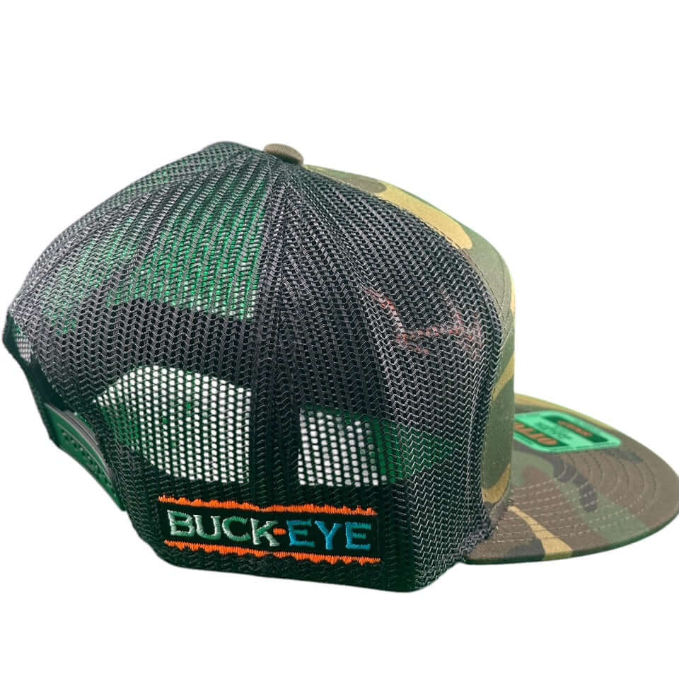 Buck-Eye 7 Panel Camo Hat - NICERIDE Trucker Cap