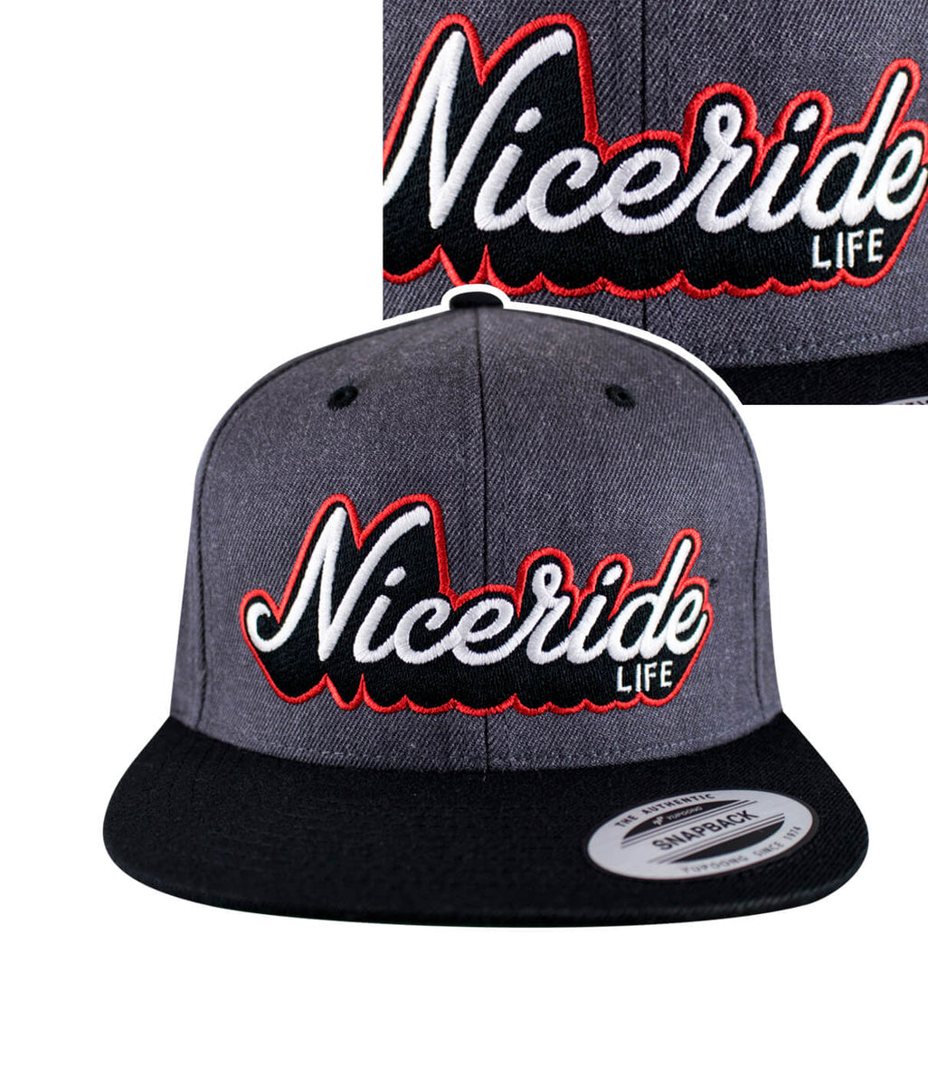 "Half Pipe" Flatbill Snapback Hat – NICERIDE